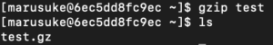 【Linux】gzipコマンドでファイルの圧縮・解凍 | Marusuke's Blog